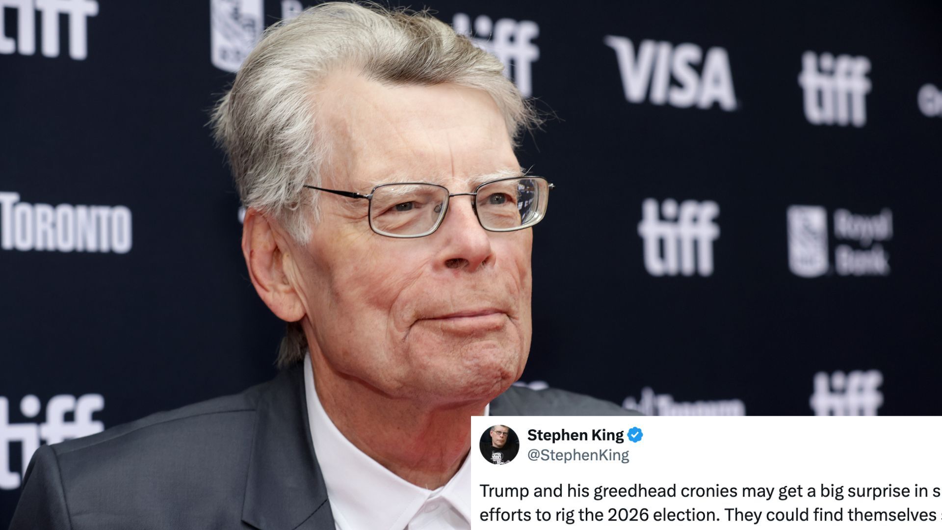 Stephen King posts a prediction for Trump and the 2026 election