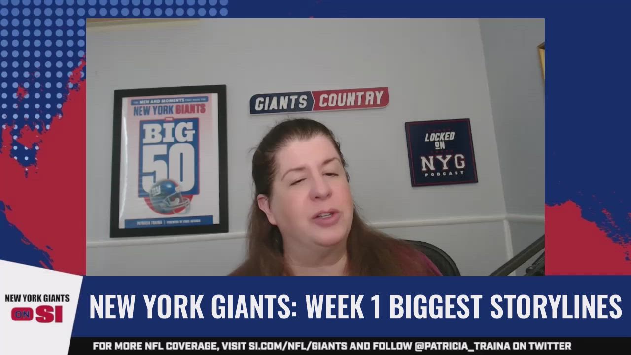 New York Giants: Week 1 (Commanders) Storylines