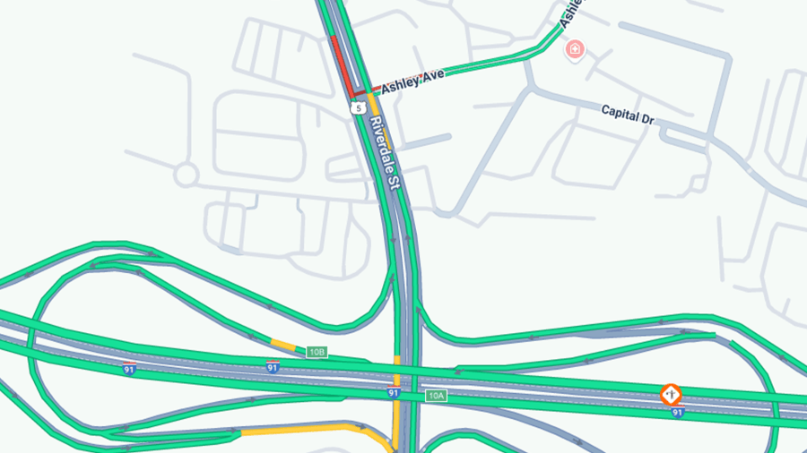 Overnight ramp closures on I-91/Route 5 in West Springfield