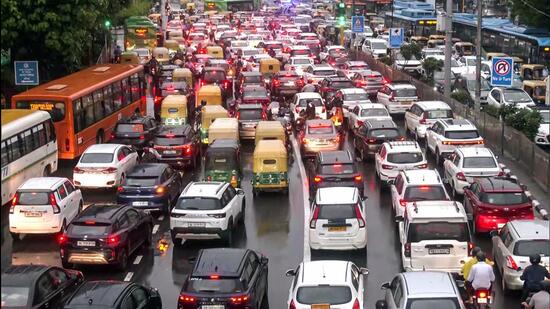 VIP movement, flooding gridlock Delhi roads