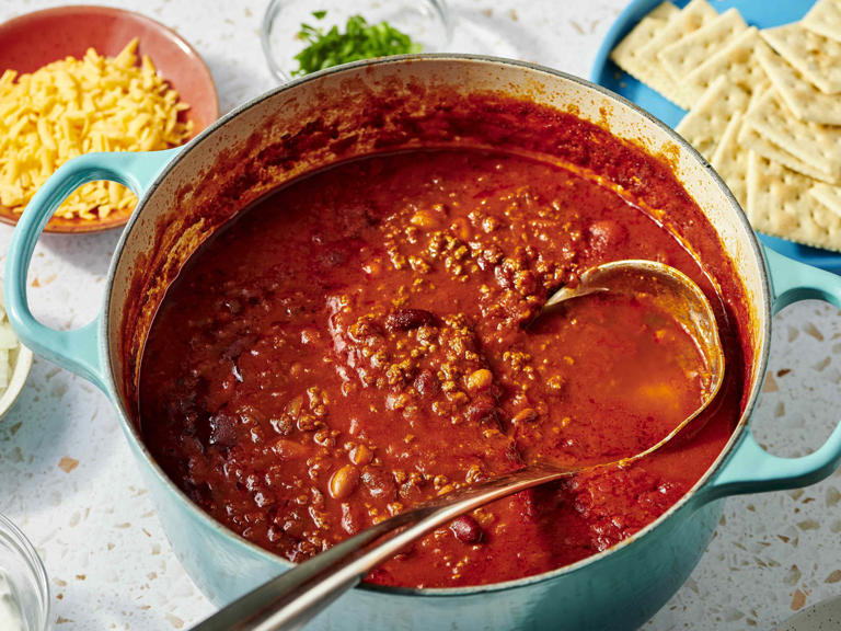 My dad has won 3 chili cook-offs—you’ll never guess his secret ingredient