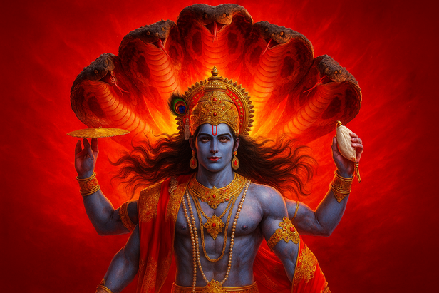 Why Lord Vishnu Is Always Shown With Four Arms