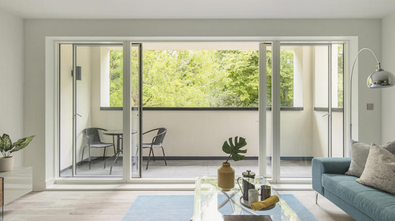 Ditch Blinds And Curtains To Give Your Sliding Glass Doors A Sleek New Look