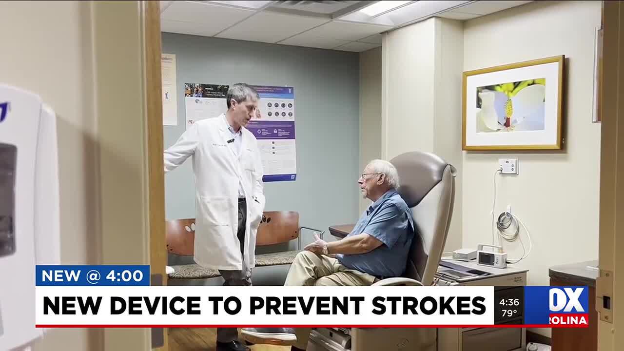 Asheville patient the first to test out anti-stroke device