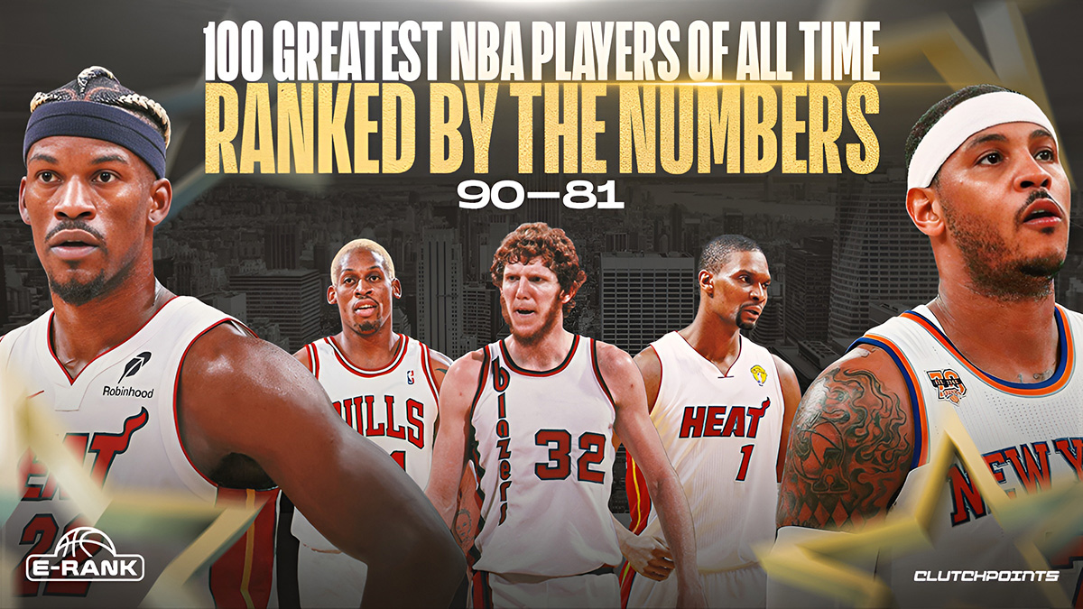 100 greatest NBA players of all time, ranked by the numbers: 90-81