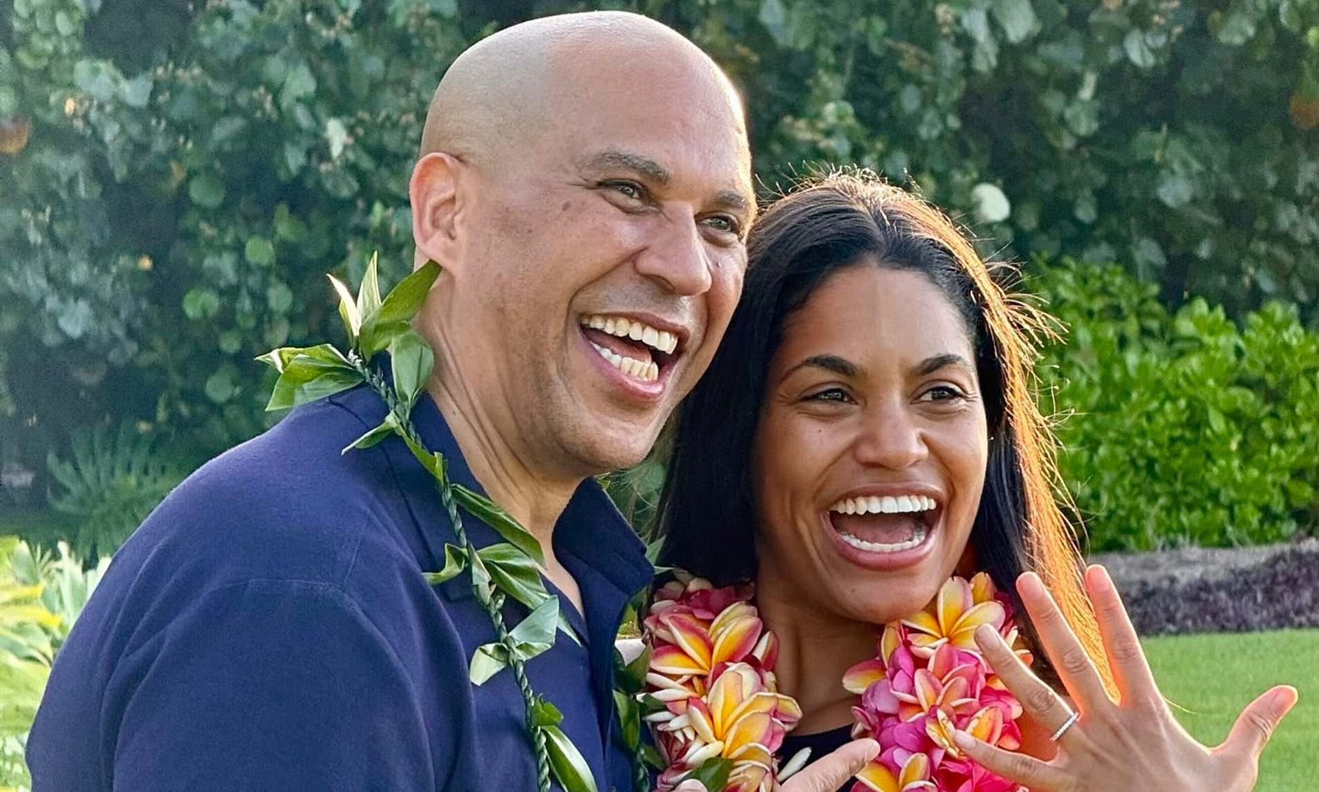 Top Democrat Cory Booker, 56, is off the market after proposing to ...