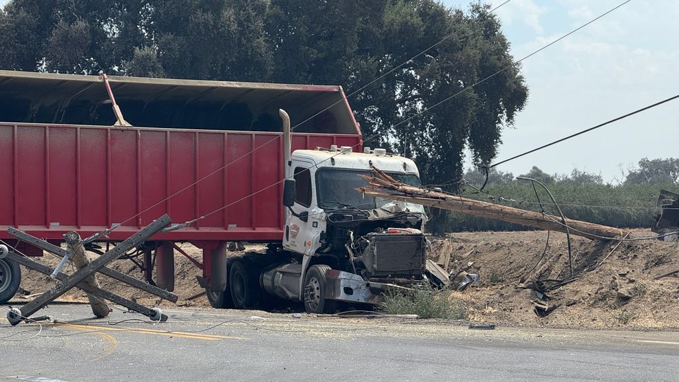 CHP: Driver killed after running stop sign, hit by big rig in Kings County
