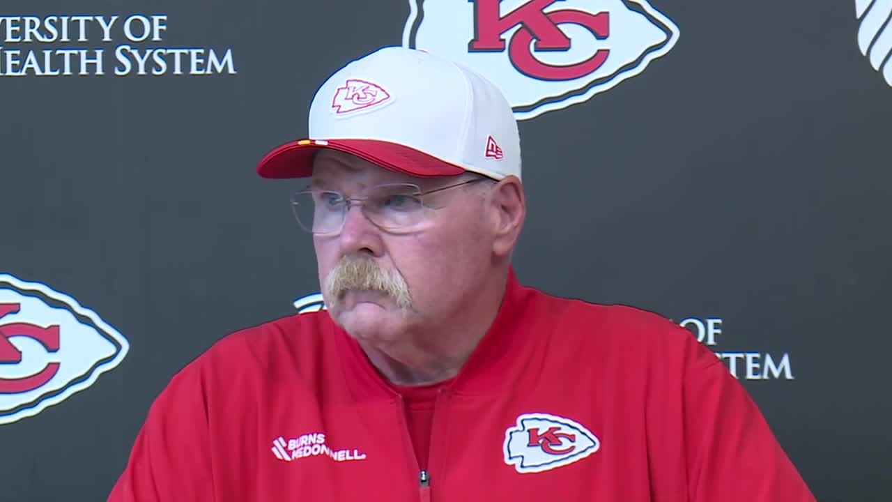 Kansas City Chiefs head coach Andy Reid speaks ahead of first game of ...
