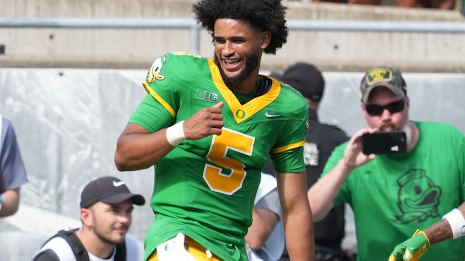 Oregon Quarterback Dante Moore, Autzen Stadium Under Scrutiny by Mike Gundy