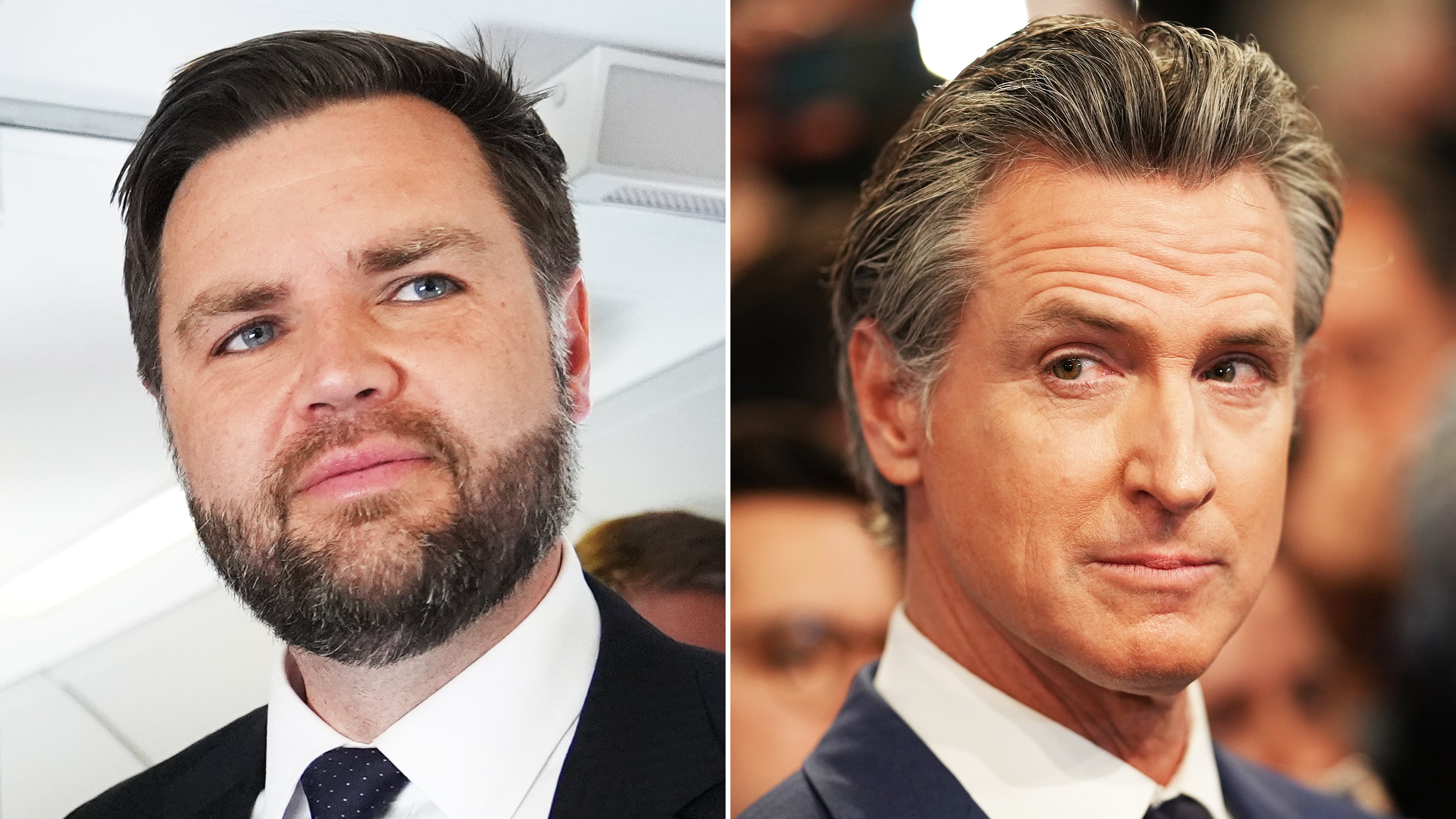 Newsom Trolls Vance Over His MAGA Makeover and ‘Eyeliner’