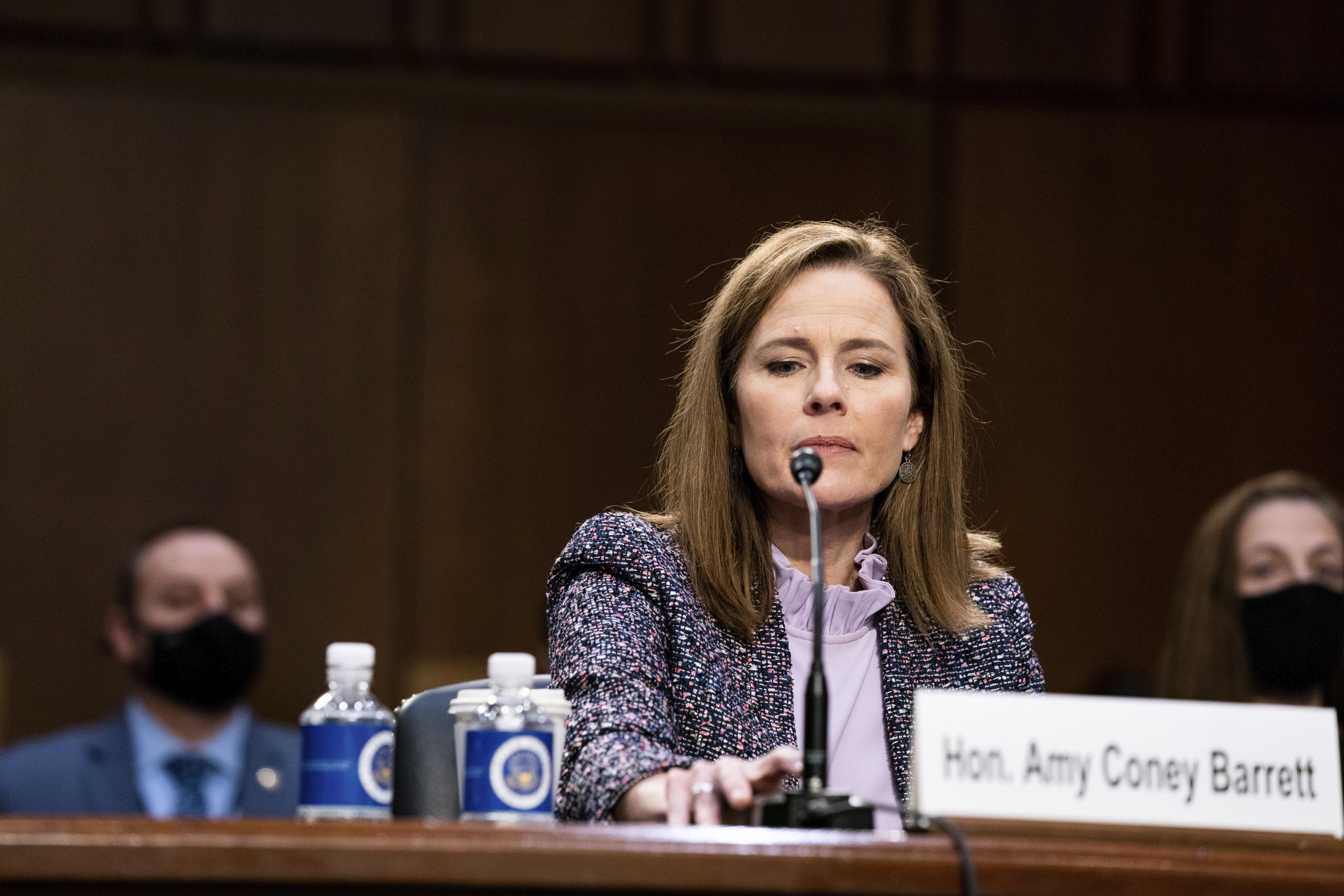 Amy Coney Barrett says "rights to marry" are different from abortion