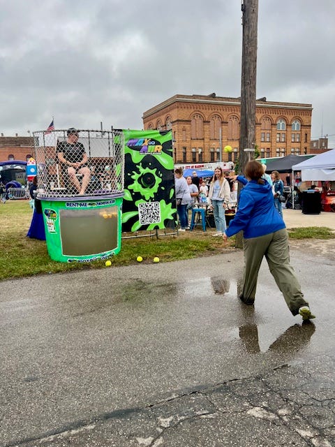 Marion’s dunk tank fundraiser just raised $10K for local kids