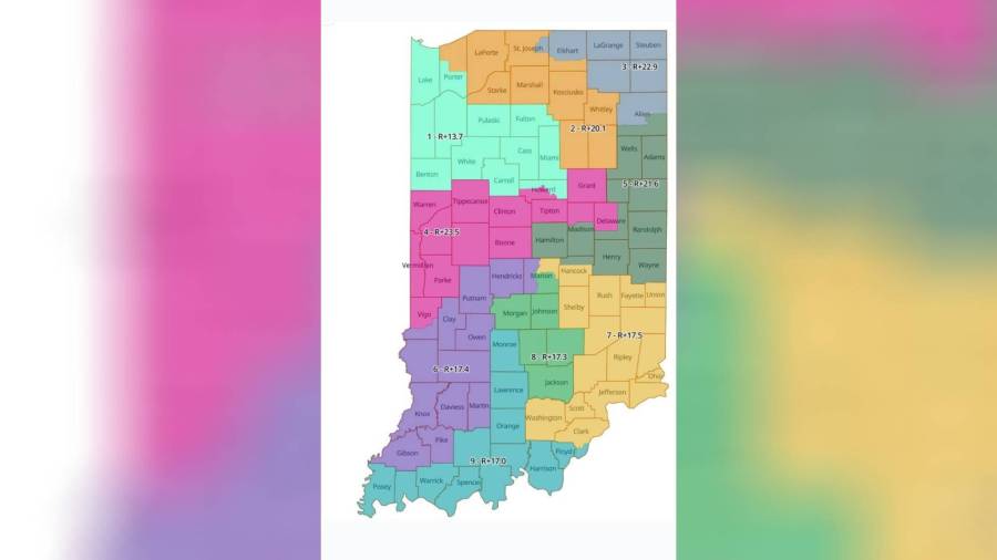 New redistricting map circulating among some Indiana Republicans would ...