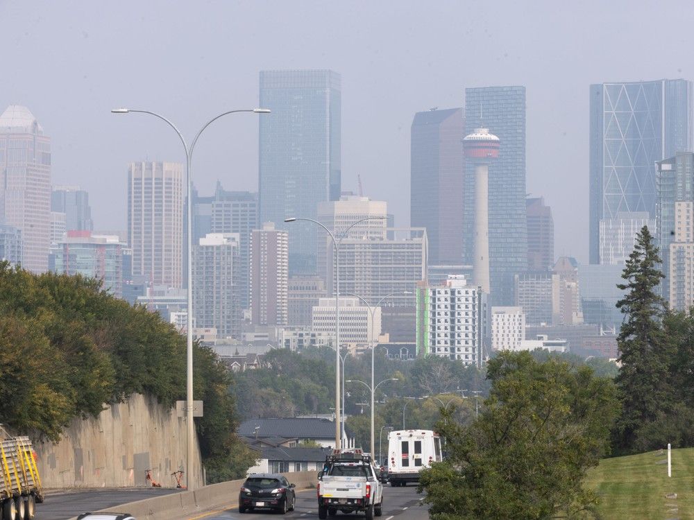 Calgary air quality at high risk due to widespread smoke