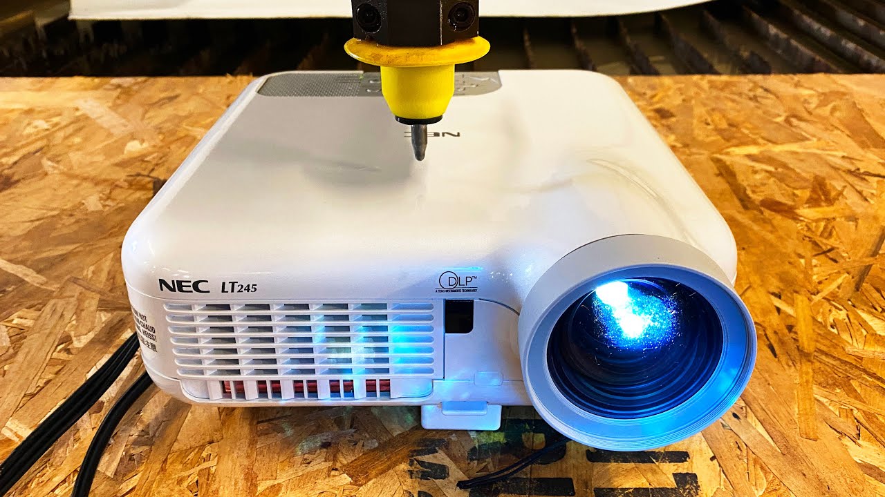 I cut projectors in half! What’s inside? 🔍
