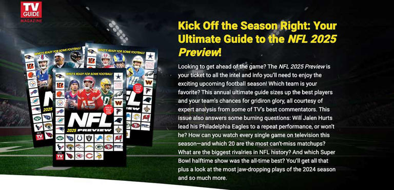 Get Your Free Printable NFL 2025 TV Schedule!