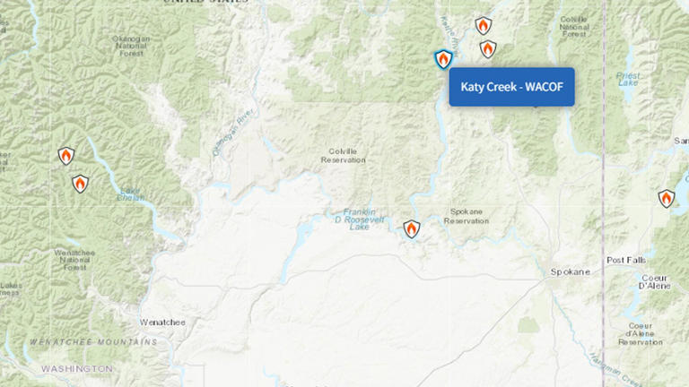 Where are the fires in WA? Here's a map of the wildfires burning across ...
