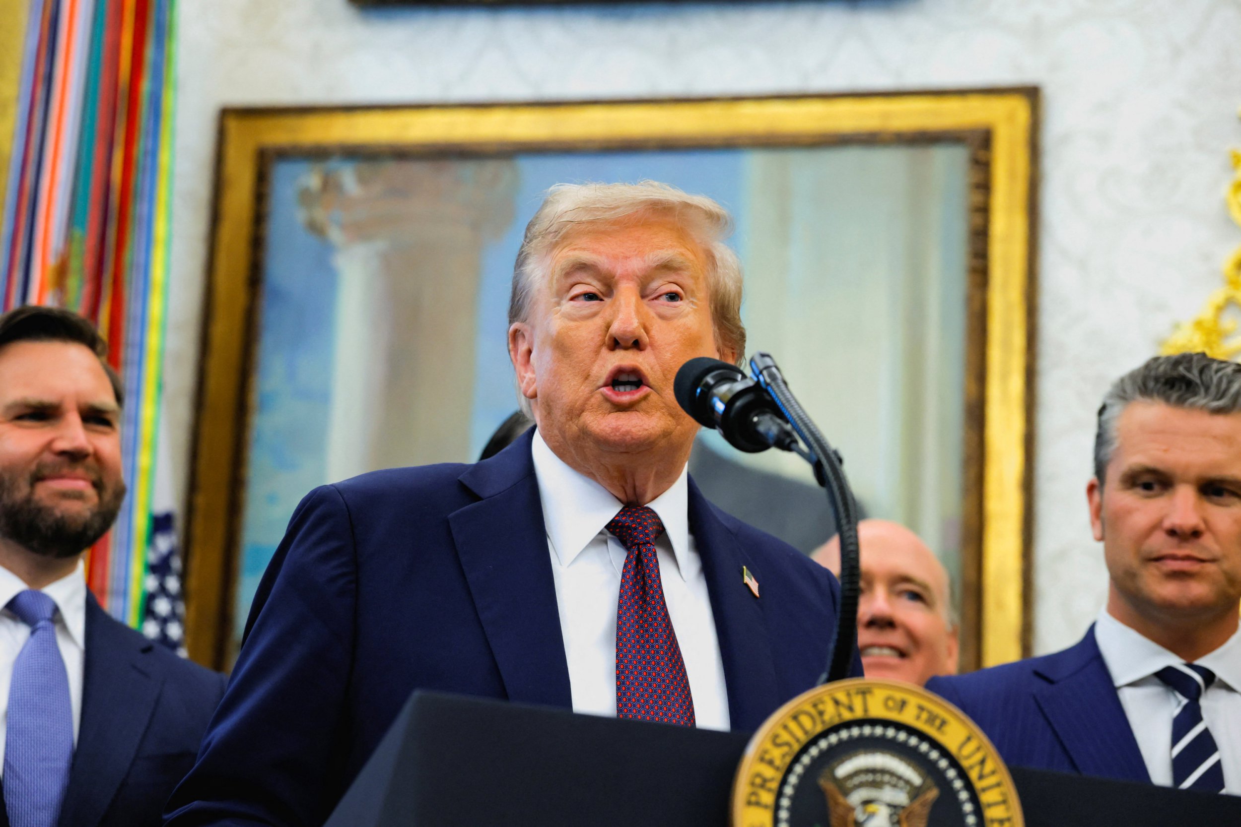 Trump unveils 'Rocket City' Space Force HQ in Alabama