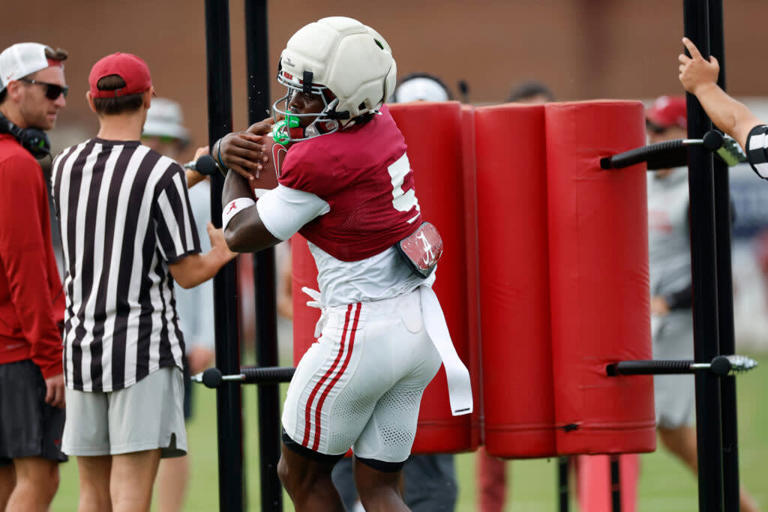 Practice Photos & Video: Alabama hits the field for first workout of ...