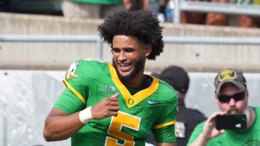 Oregon Quarterback Dante Moore, Autzen Stadium Under Scrutiny by Mike Gundy