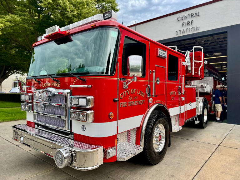 Lodi Fire Department unveils advanced 2025 aerial truck