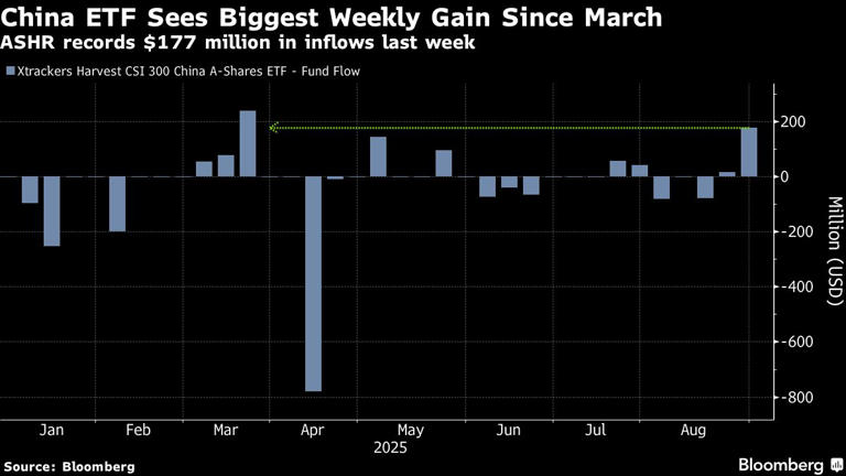 中國牛市效應放大 美國交易的中概股ETF繼續大舉吸金