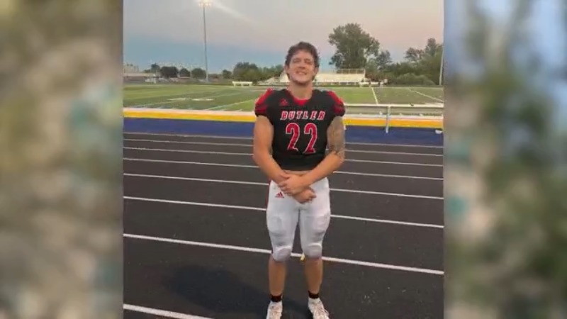 Butler High School senior recovering after crash