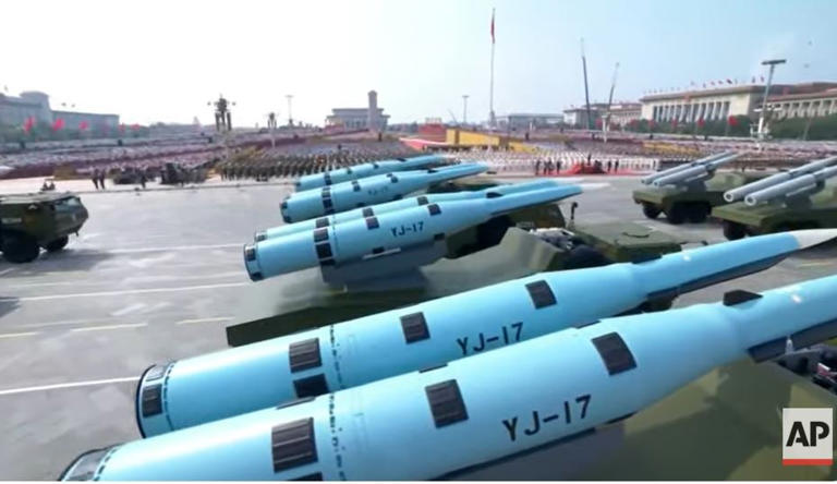 China unveils new long-range missiles while Trump accuses Xi, Putin and Kim of ‘conspiring ...