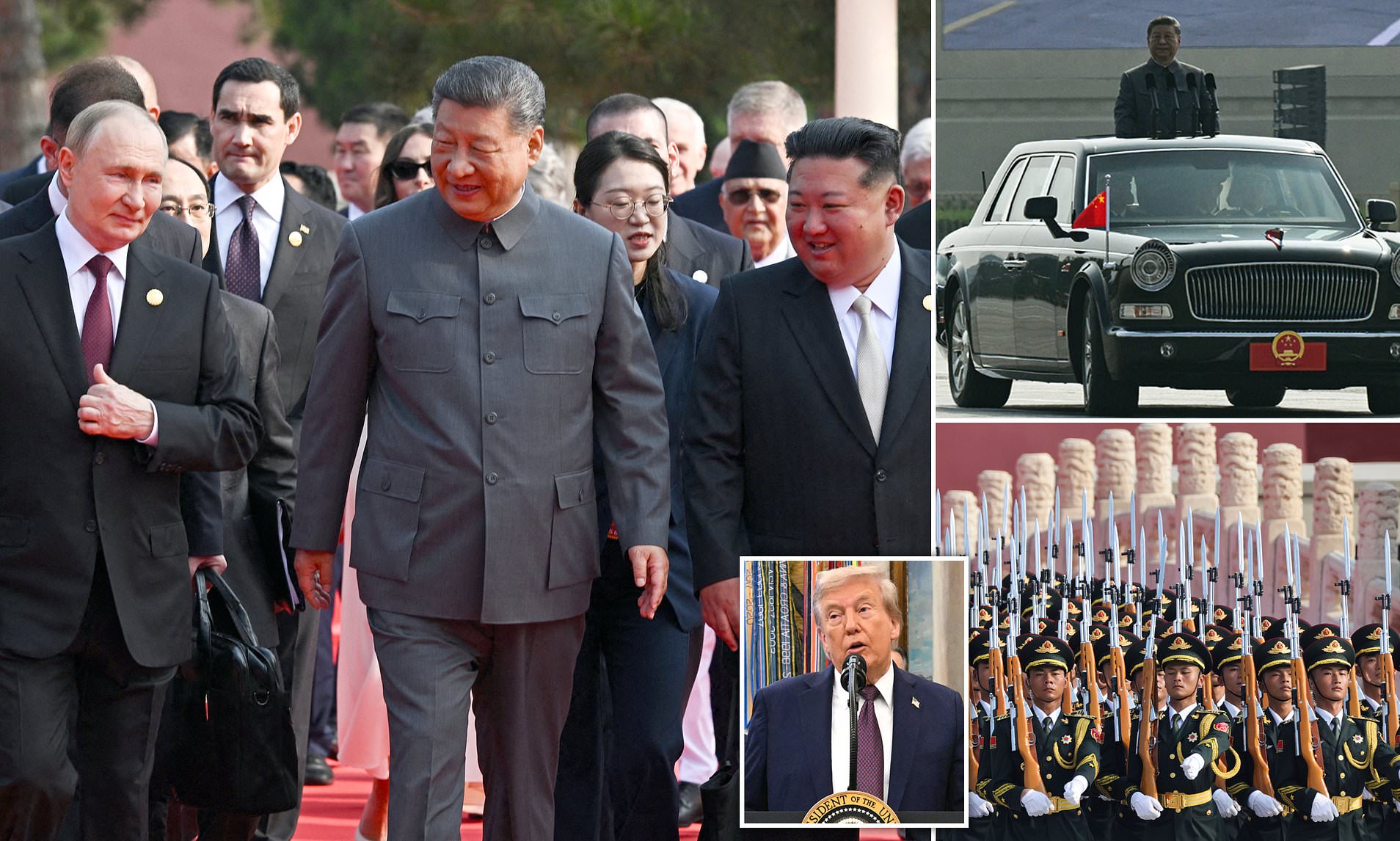 Trump blasts Putin, Xi Jinping and Kim Jong Un for 'conspiring against ...