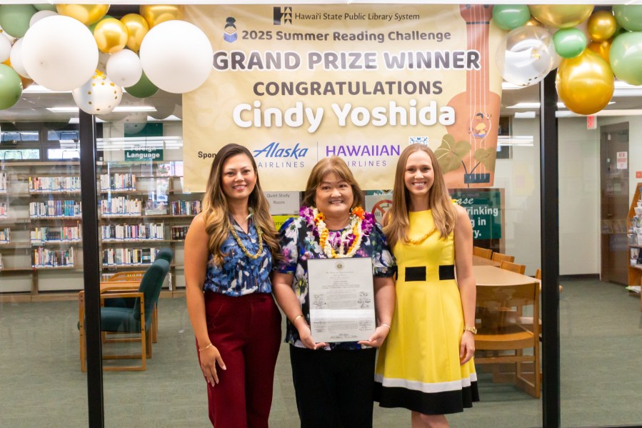 Hit the jackpot: Mililani resident wins Summer Reading Challenge