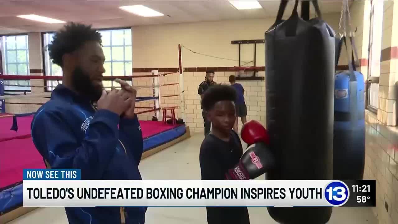 Undefeated boxing champion is giving back to Toledo’s youth