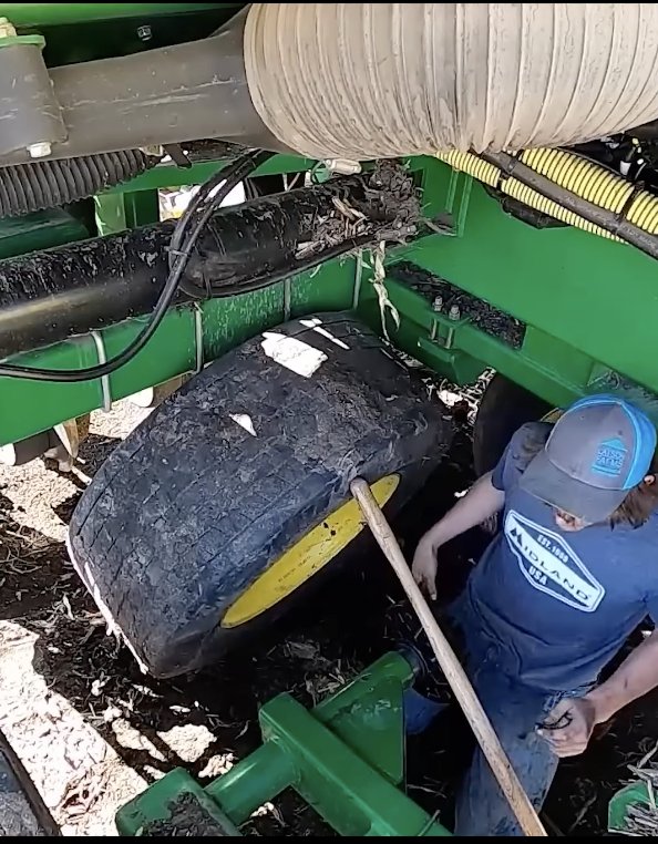Planter Wheel Breaks Off