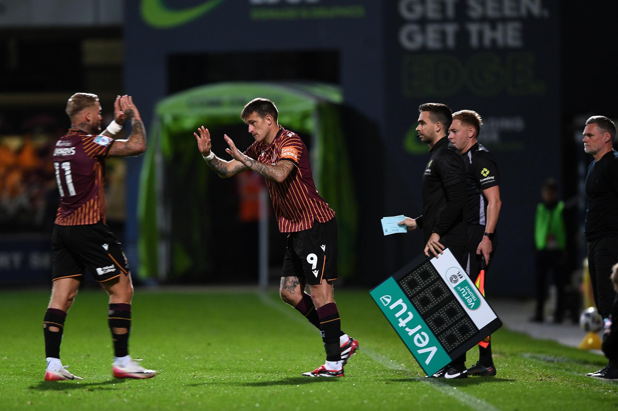 Andy Cook's two-goal comeback night with Bradford City was 'tailor-made ...