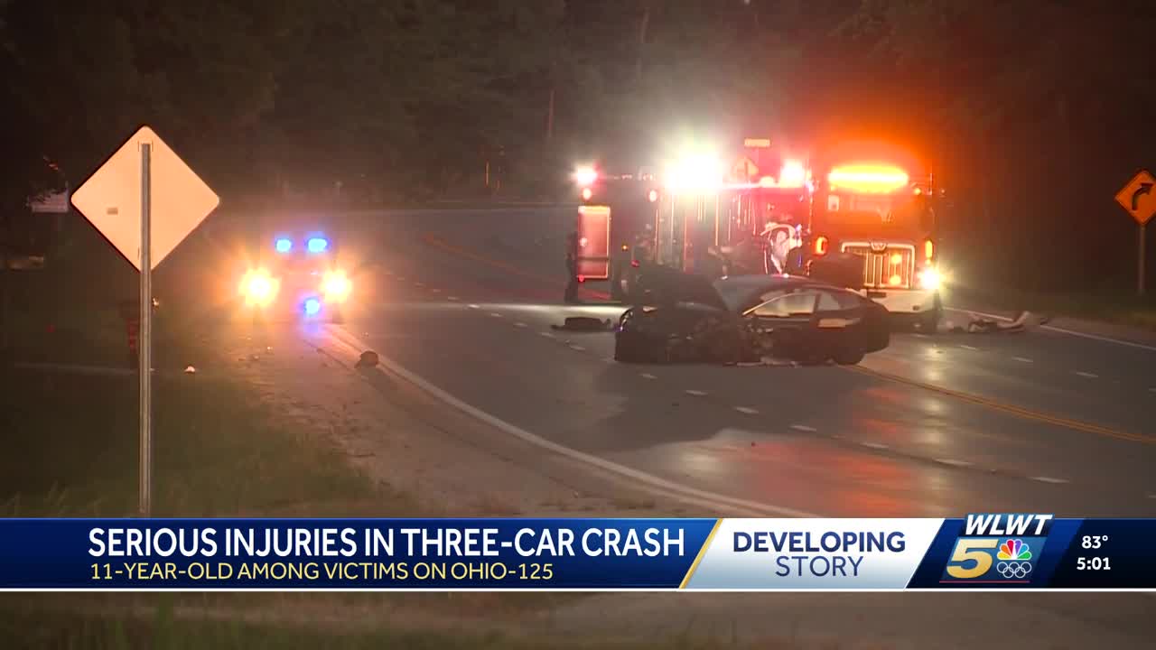 Multiple injured, including 11-year-old child, after head-on crash in ...