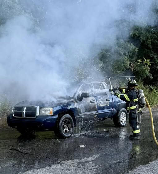 Springfield crews respond to car on fire