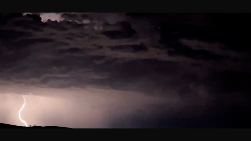 Lightning captured in video from SLO County resident