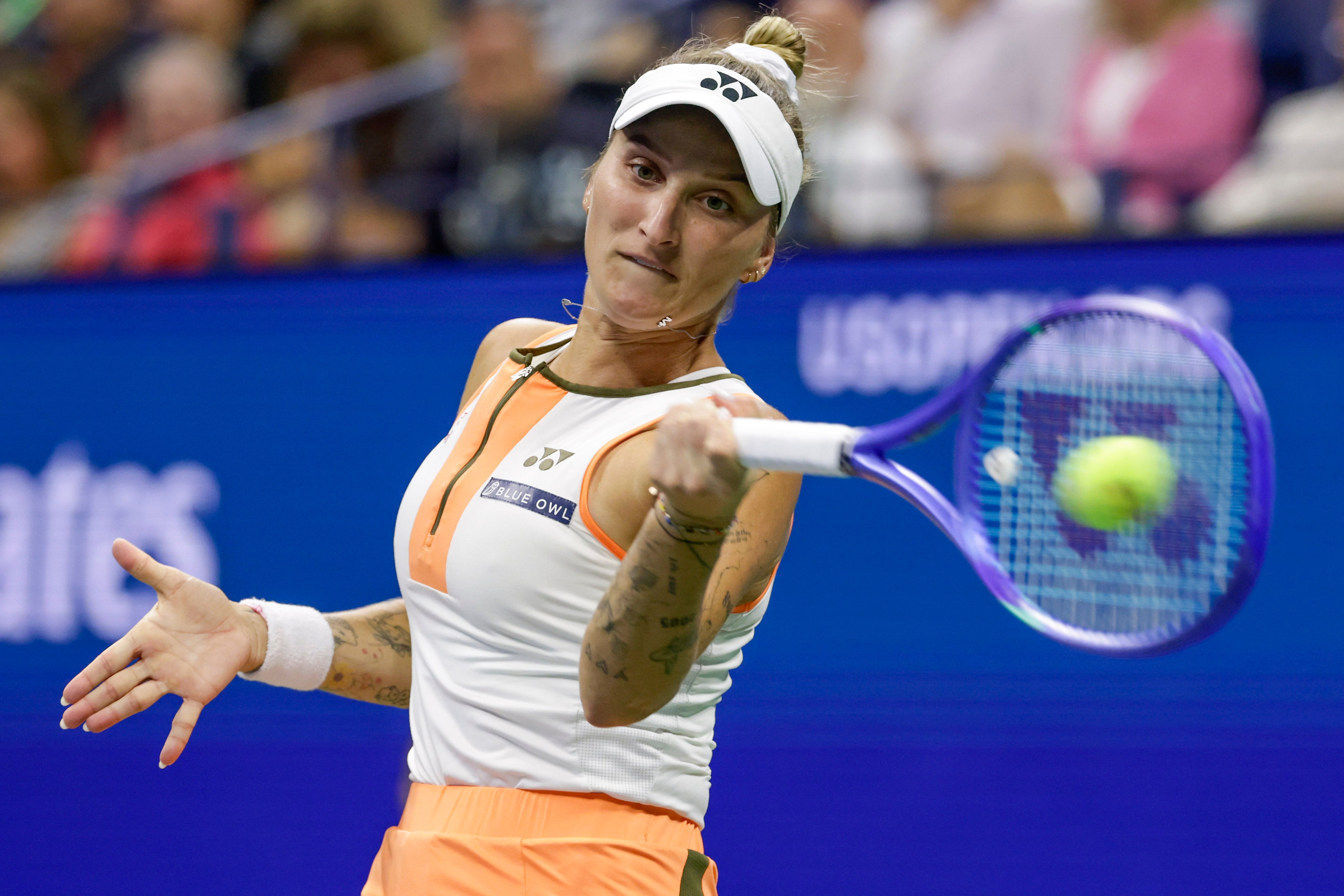 Aryna Sabalenka into US Open semi-finals after Marketa Vondrousova ...