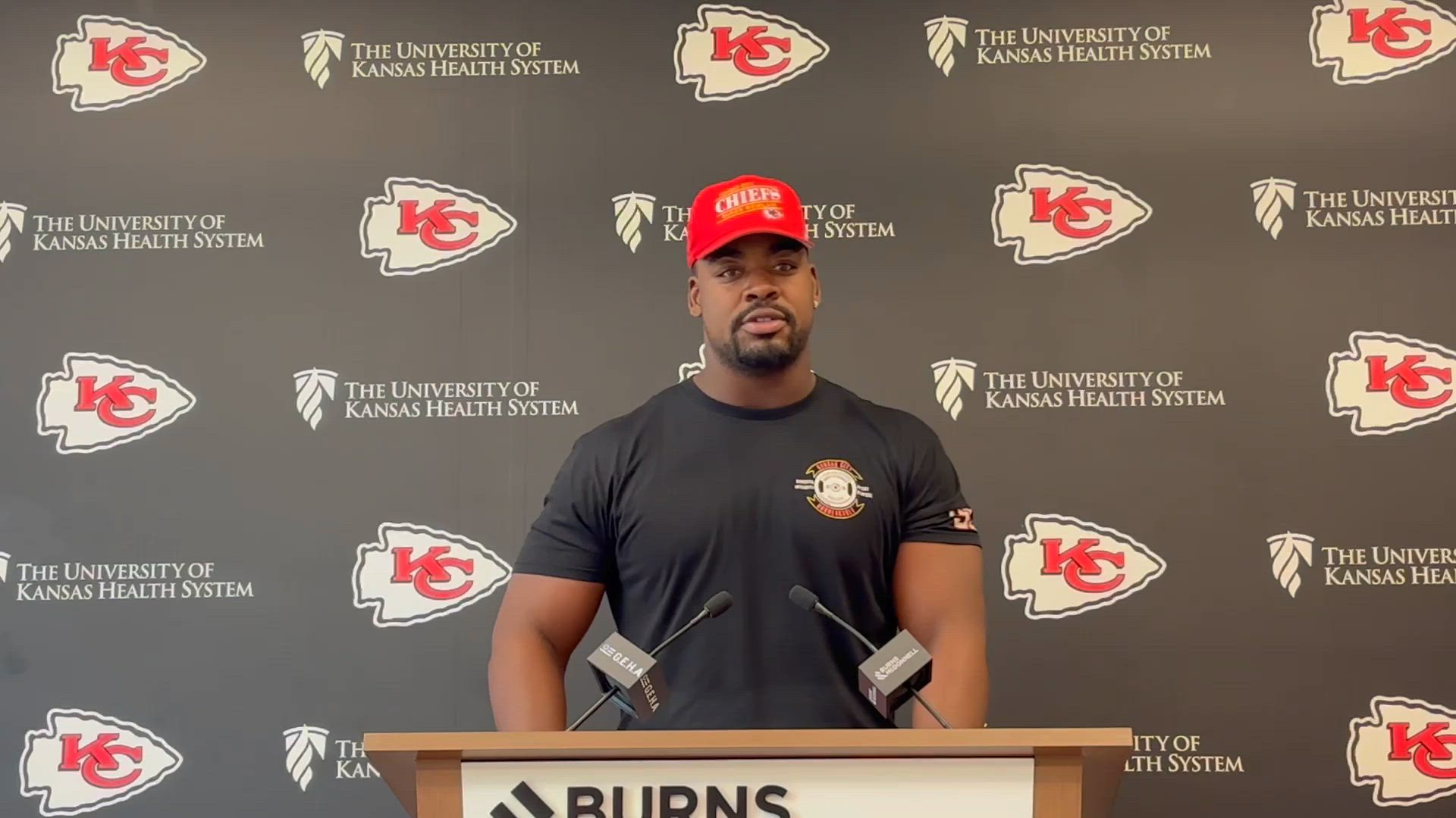 Kansas City Chiefs DT Chris Jones on Chargers, Justin Herbert, Ladd McConkey.mp4