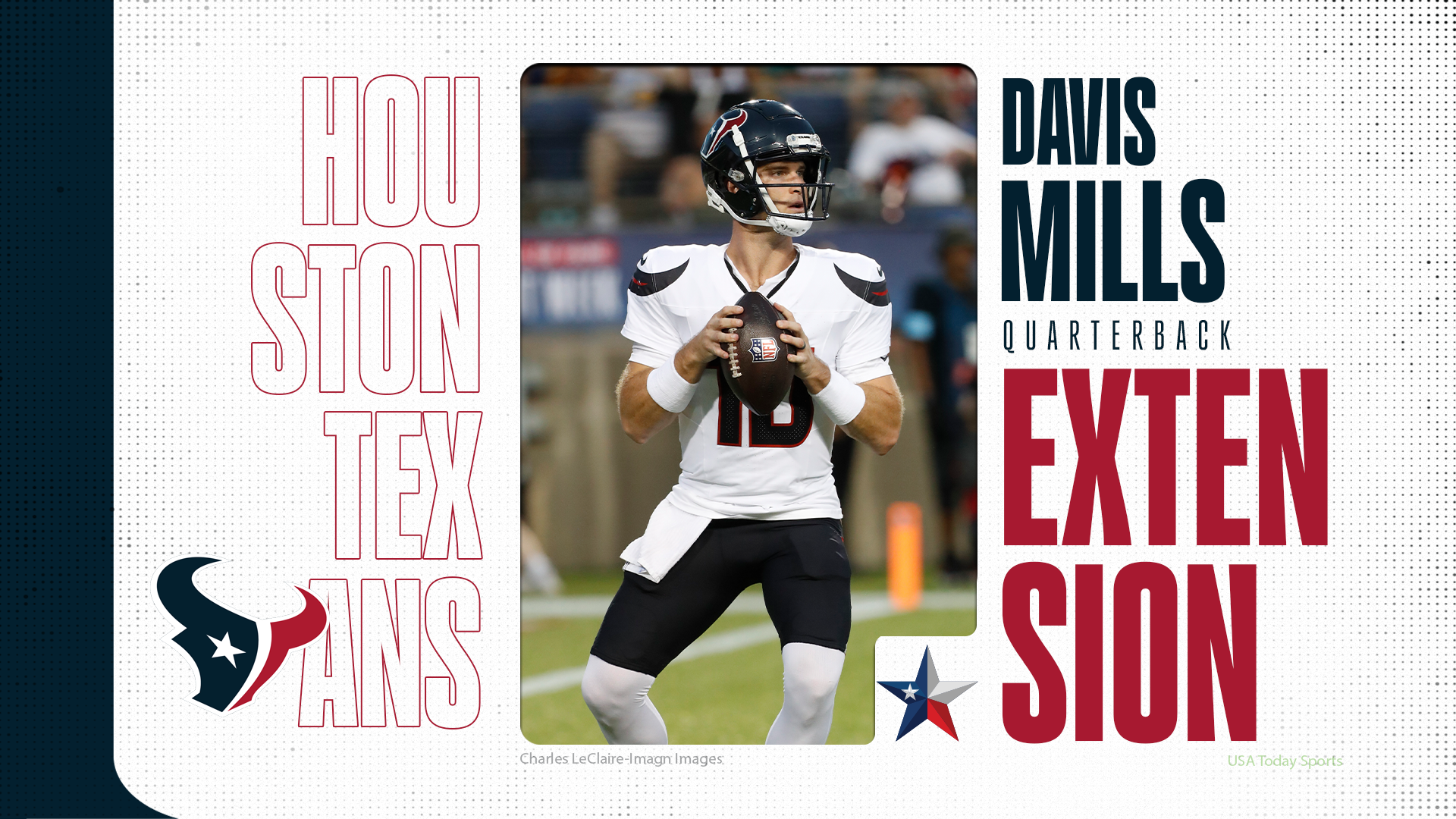Texans extend backup QB Davis Mills, keeping him in Houston through 2026