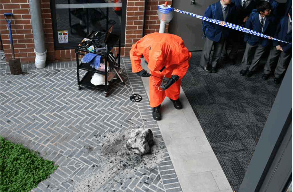 School Tries To Make Learning Exciting With Fake Meteorite Strike