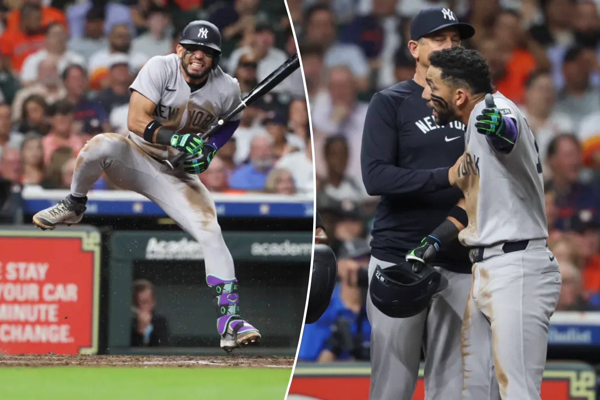 Yankees’ Jose Caballero gets ejected in fiery scene against Astros