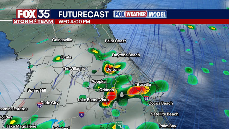 Orlando weather: Florida braces for scattered storms through next week