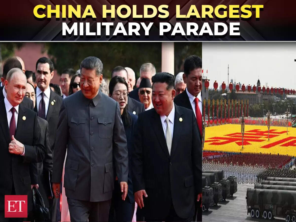 China holds largest-ever military parade to mark 80th anniversary of WWII victory