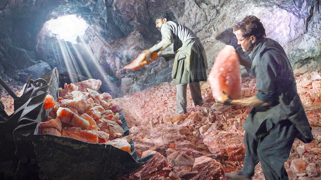 Inside Extreme Himalayan Mine Processing Millions of Pounds of Salt per ...