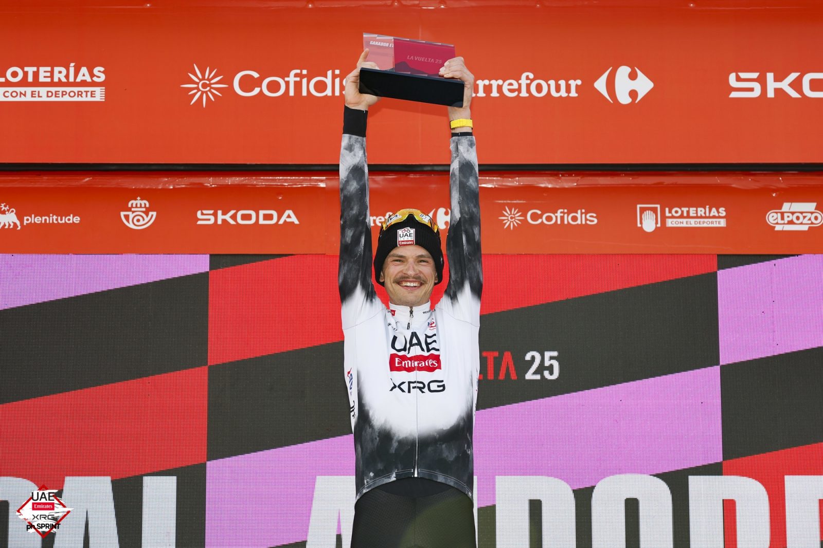 UAE Team Emirates-XRG wins stage 10 at Vuelta a España