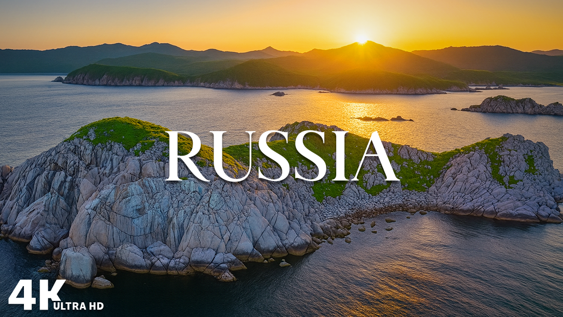 Rusland van boven – Bergen, rivieren en bossen in 4K