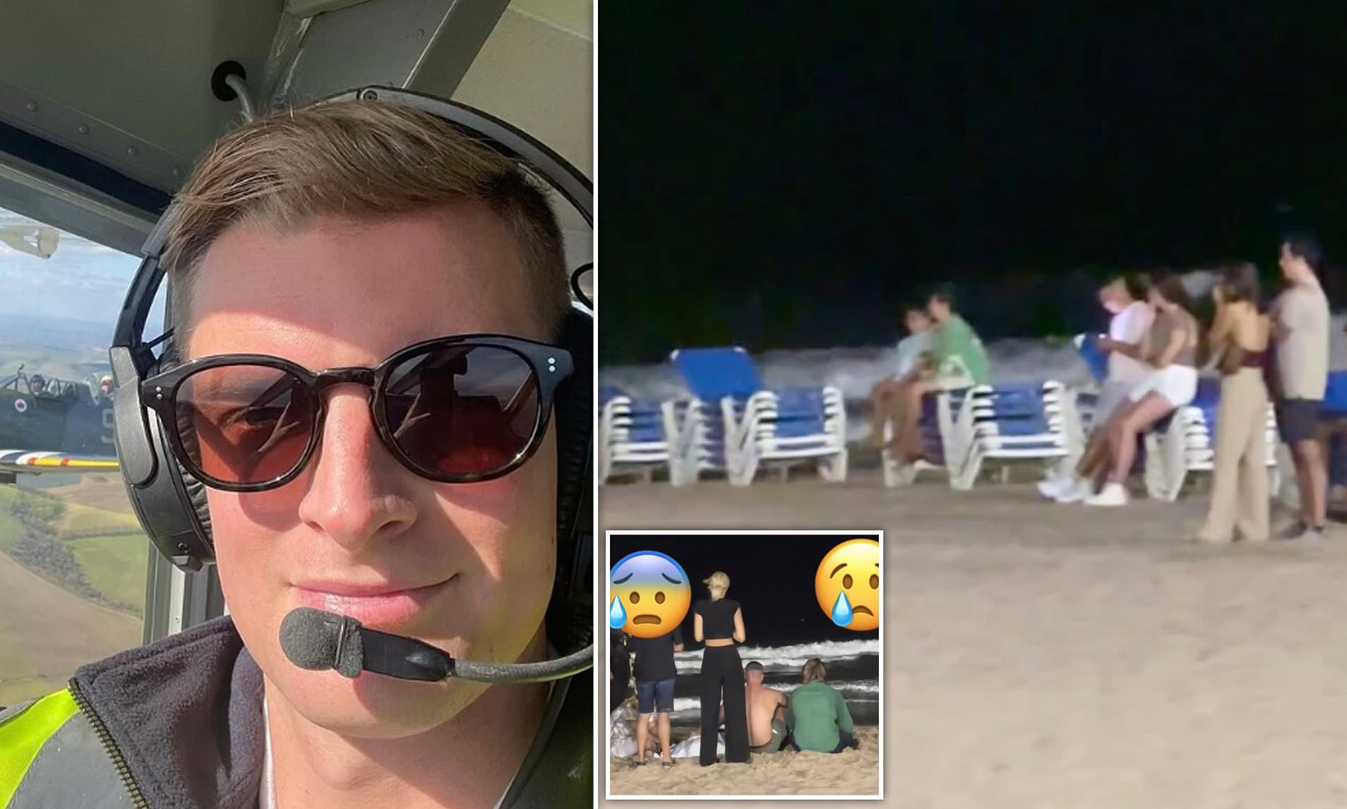 British pilot, 30, who drowned when he went for a late-night swim off ...