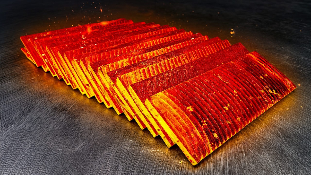 Turning 3 Rasps into a Razor-Sharp Damascus Knife