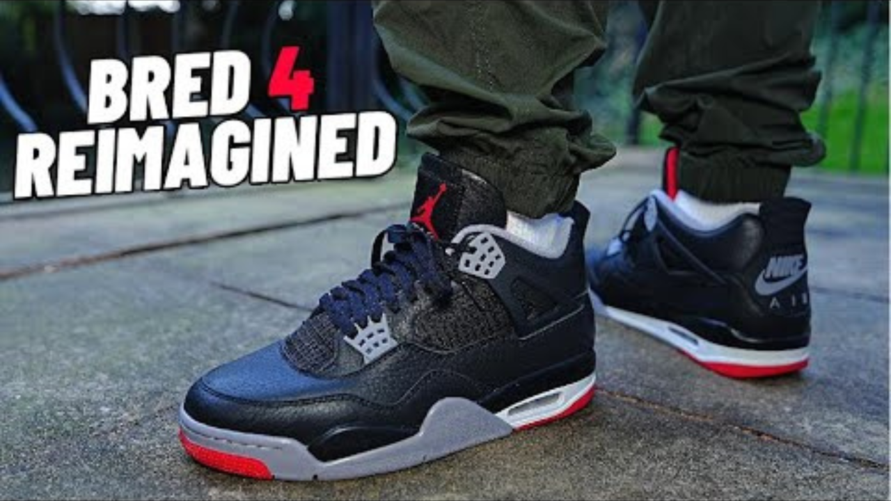 So Good! Air Jordan 4 Bred Reimagined – On Feet Review