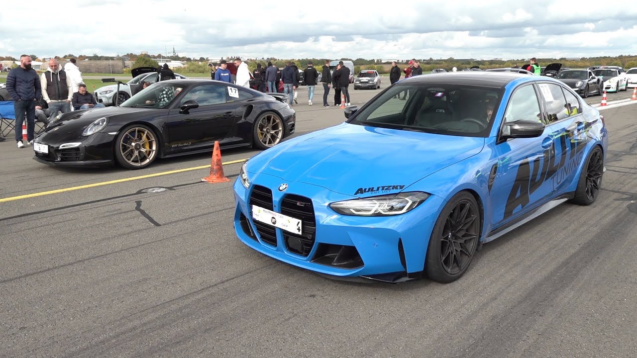 BMW M3 G80 vs 800PS Porsche 991 Turbo S